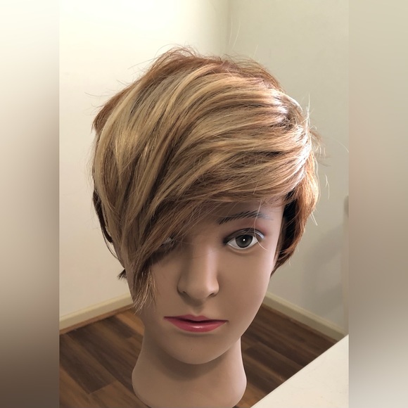 Hair | Wig Synthetic Rose Net Tang Long Fiberpixie Cut15 Density Heat ...